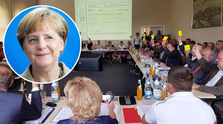 Angela Merkel wird Ehrenbürgerin von Templin
