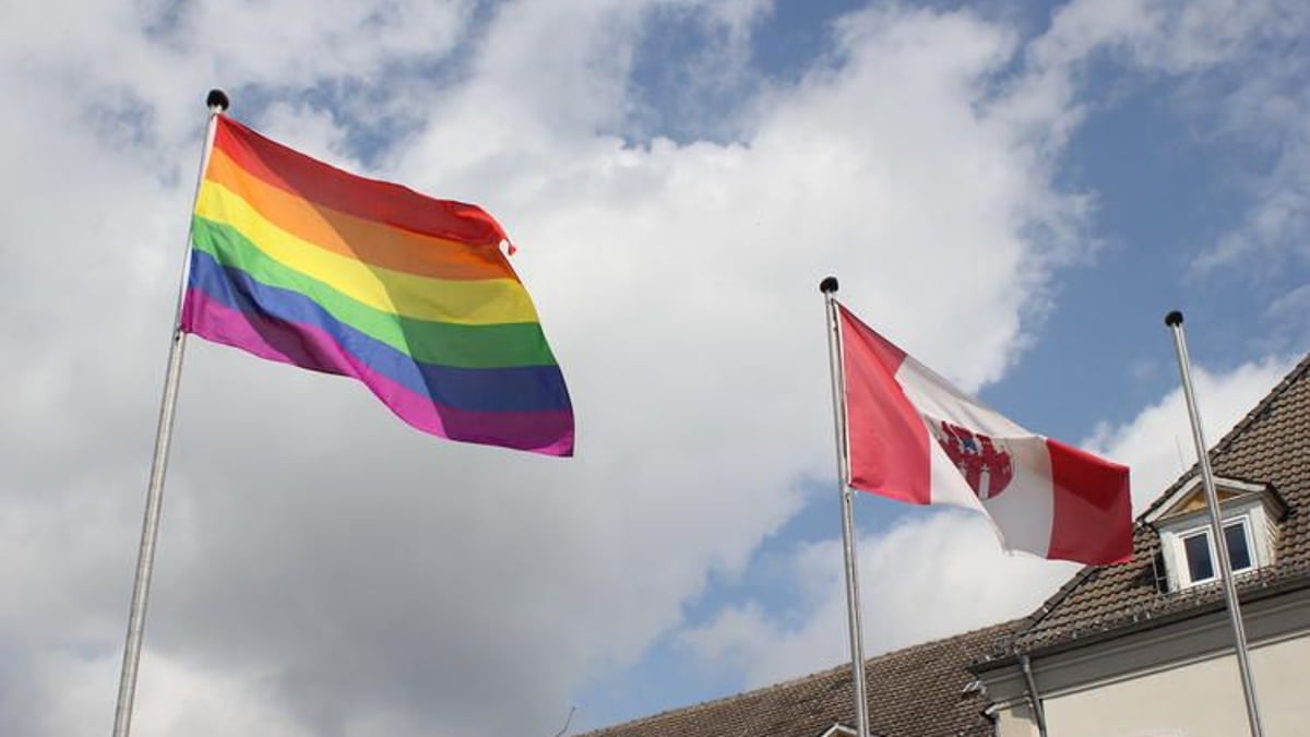 NS-Symbol statt Regenbogenflagge: Entsetzen in Neubrandenburg