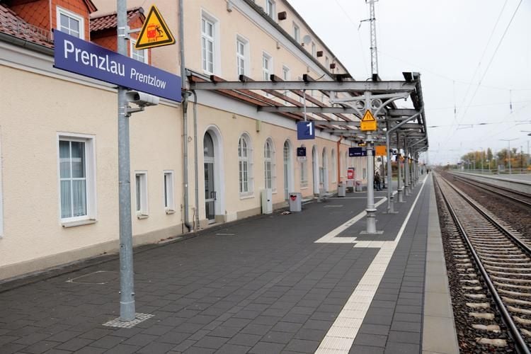 Bahnsteigdach in Prenzlau wird komplett erneuert (mit Video)