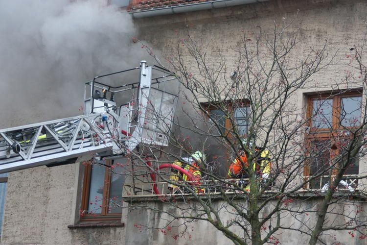 83-Jährige aus brennendem Haus gerettet
