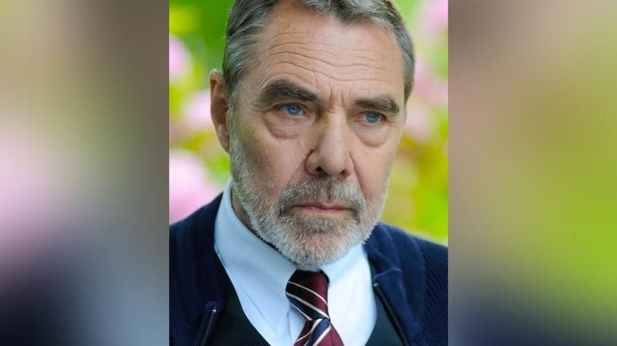 Schauspieler Gunter Schoß im April in Prenzlau