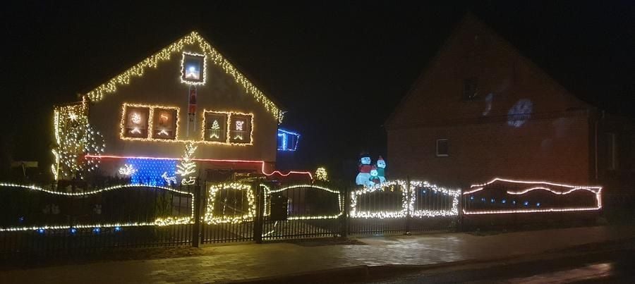 Lichterschmuck soweit das Auge reicht