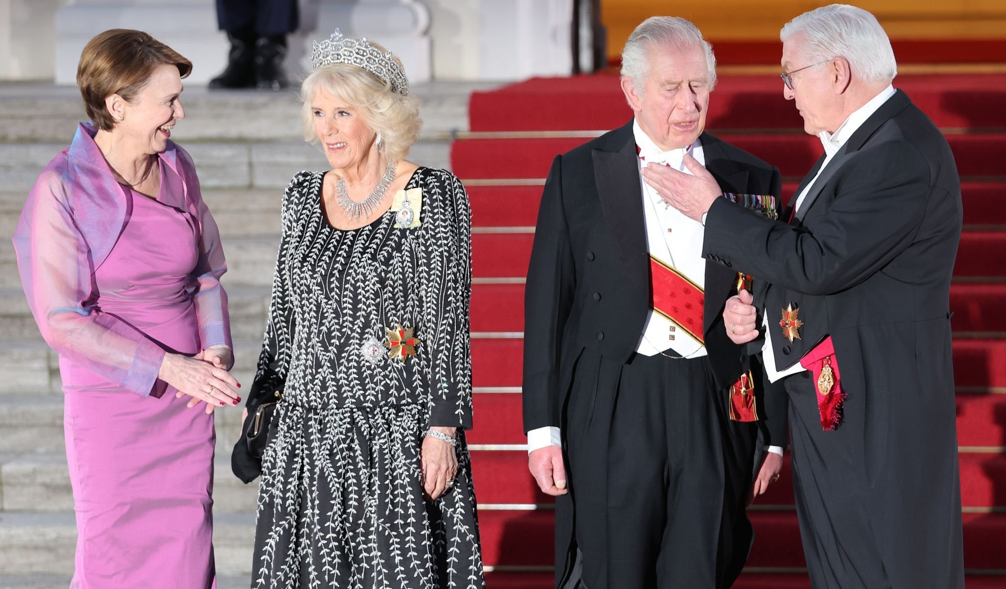 Charles und Camilla zu Staatsbankett eingetroffen
