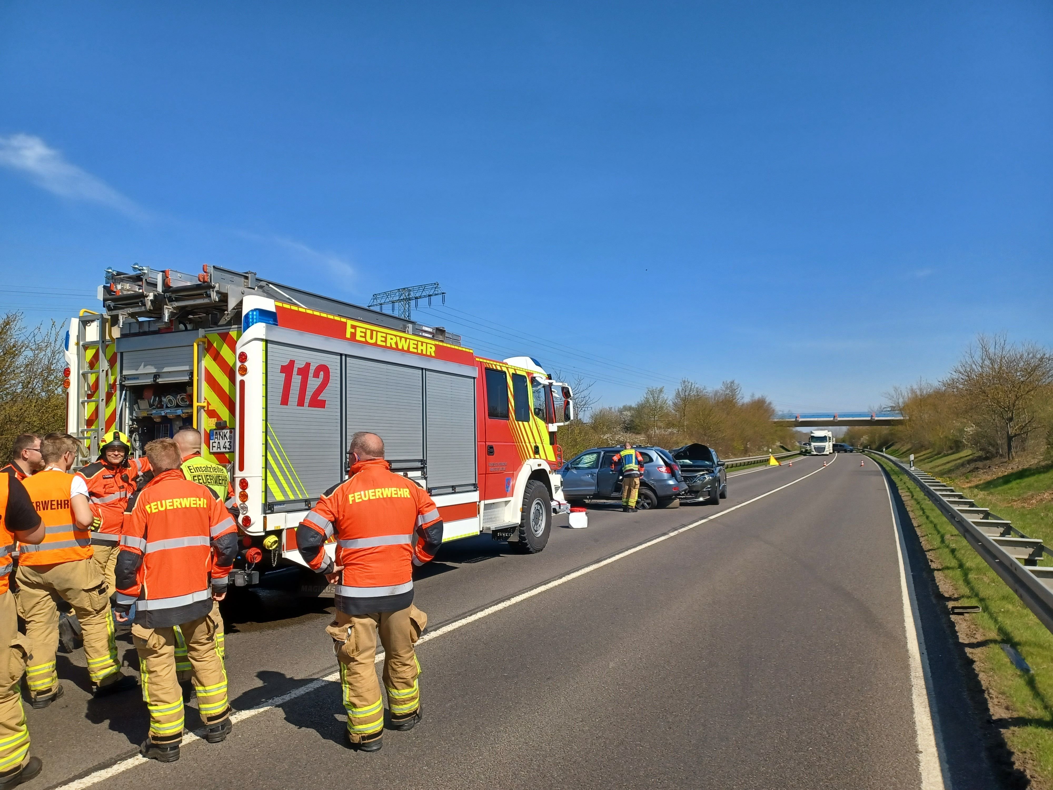 Sechs Verletzte bei Unfall nahe Anklam