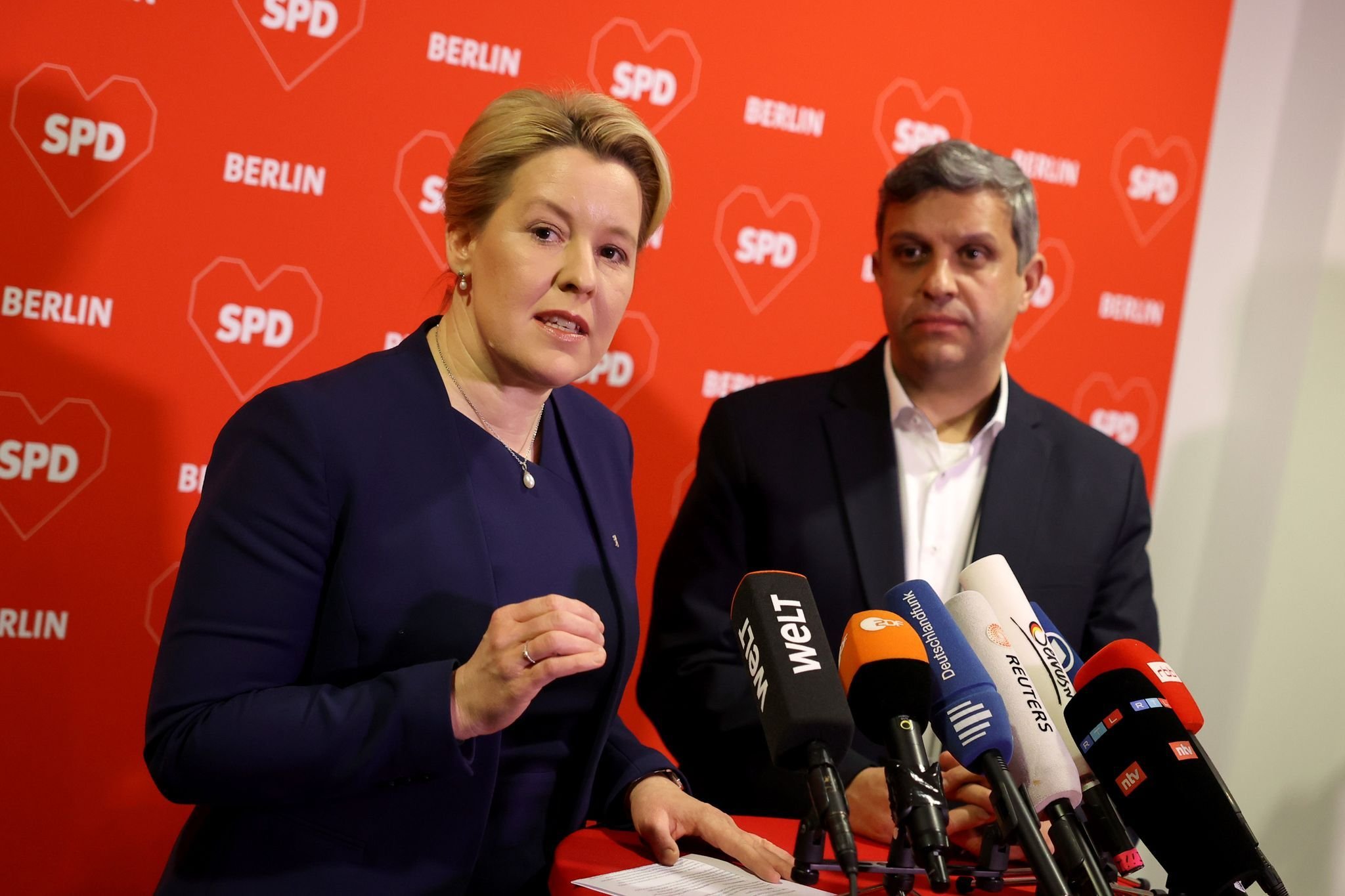 Berliner SPD–Mitglieder haben über Schwarz–Rot abgestimmt