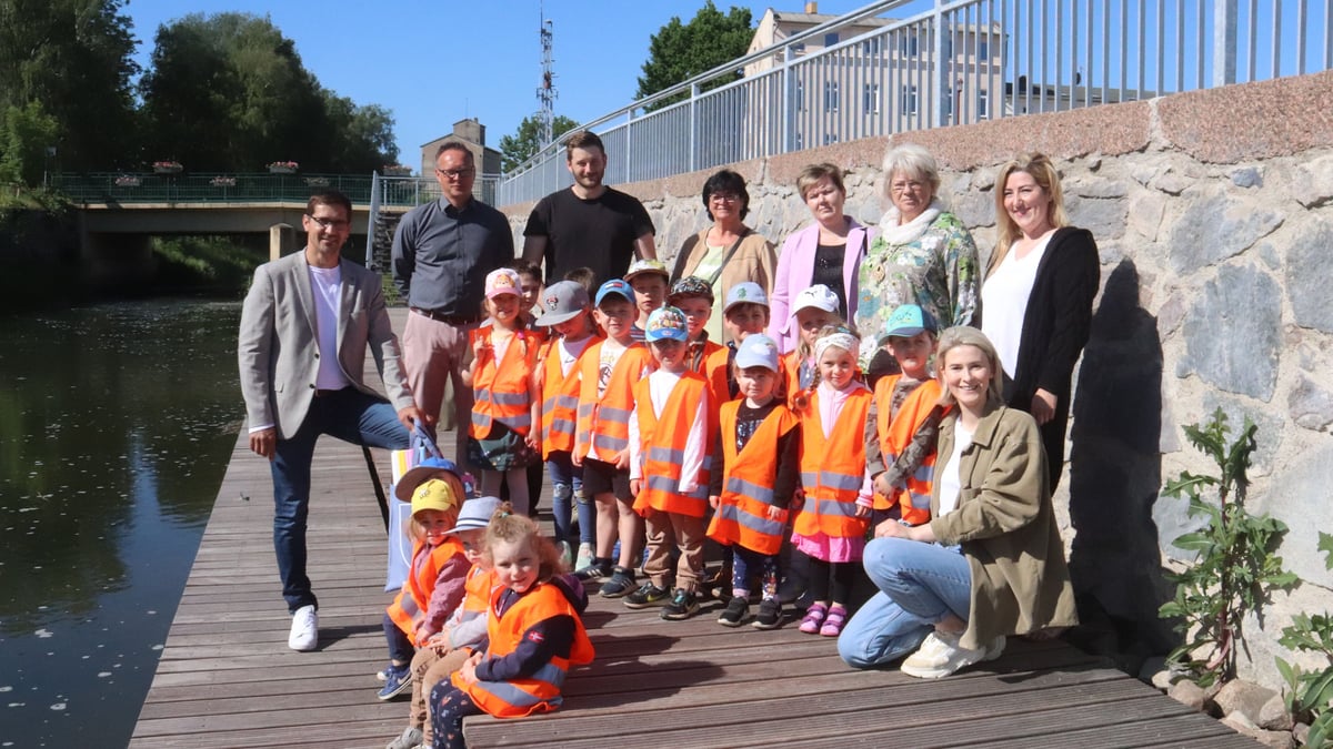Neue Steganlage an der Uecker in Pasewalk fertig