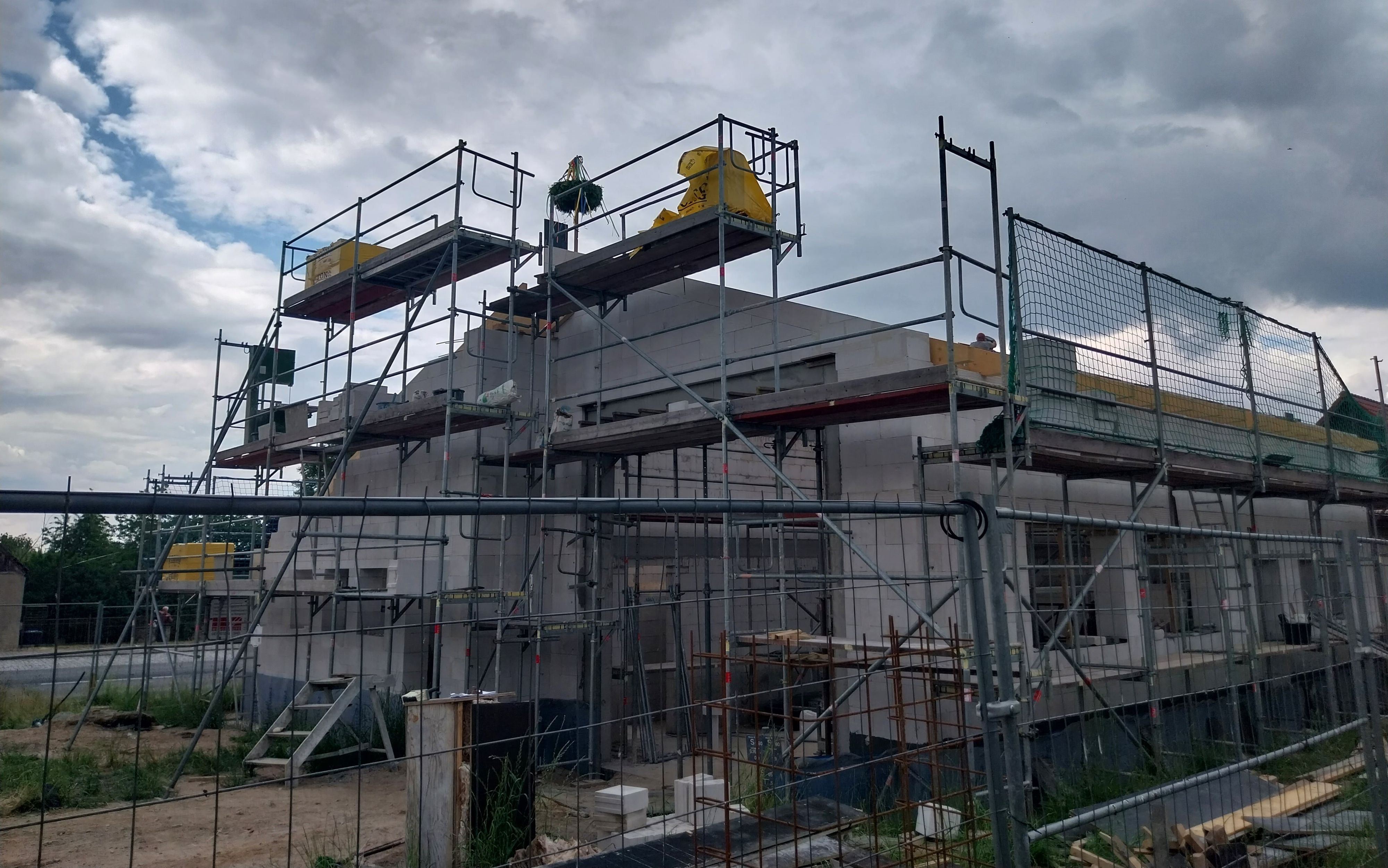 Richtfest am neuen Feuerwehrhaus gefeiert Richtfest am neuen Feuerwehrhaus gefeiert