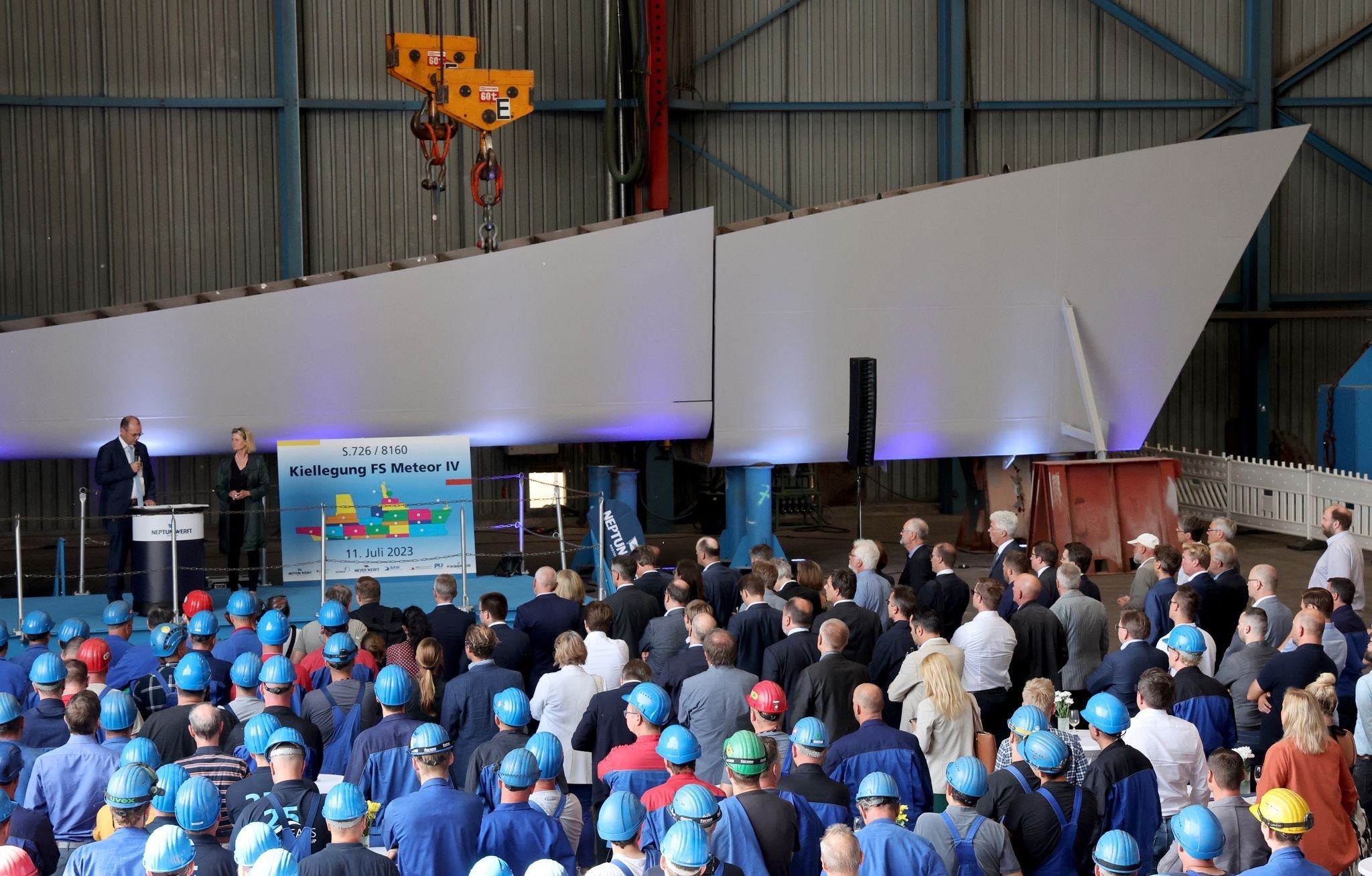 Forschungsschiff „Meteor IV“ auf Kiel gelegt