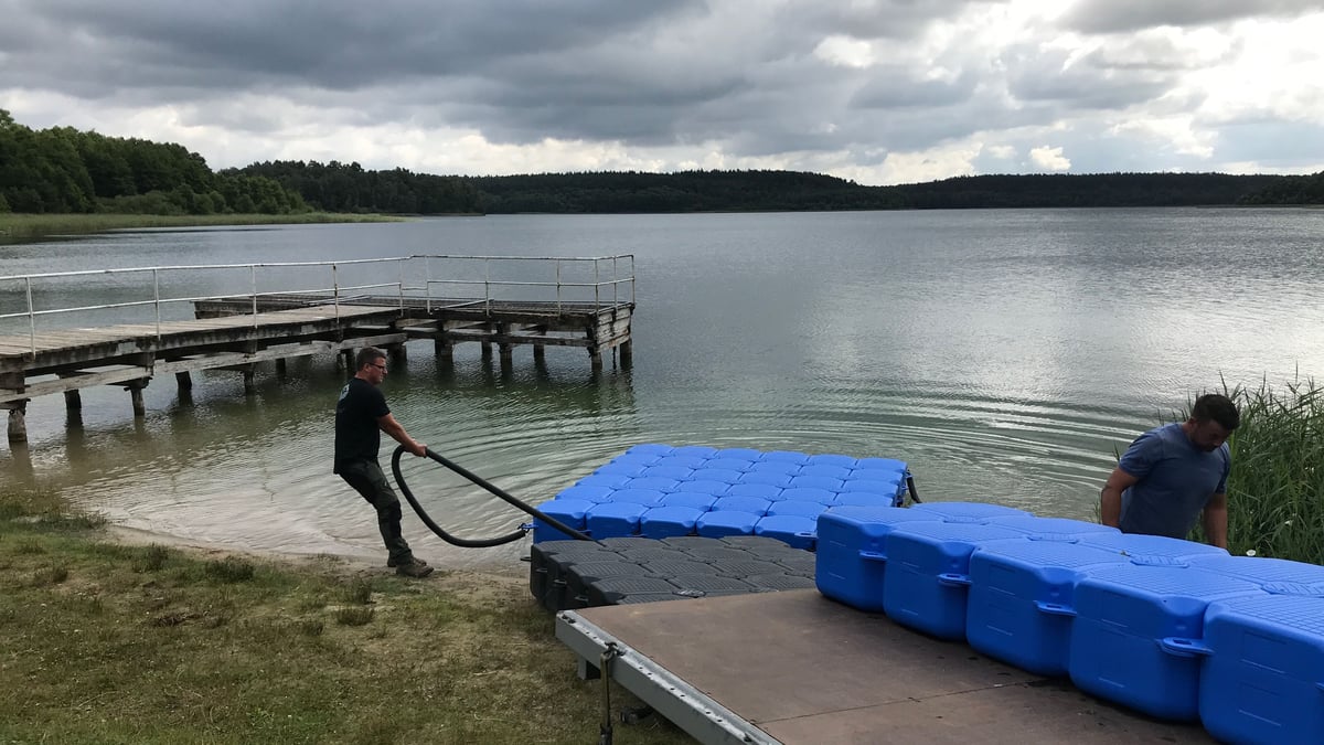 Neue Badestege für Klein Trebbow und Fürstensee