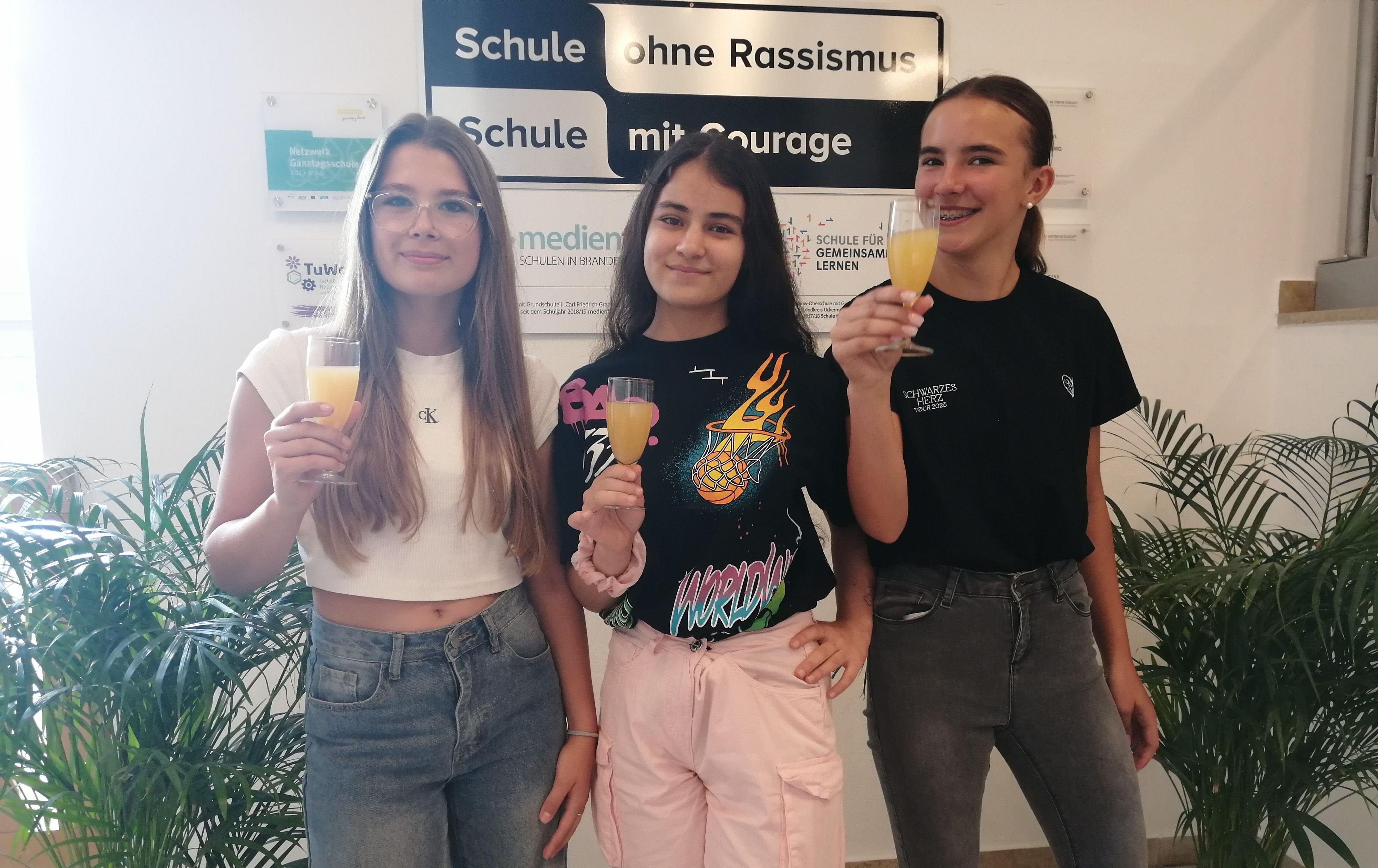 Hier haben die Schüler Courage