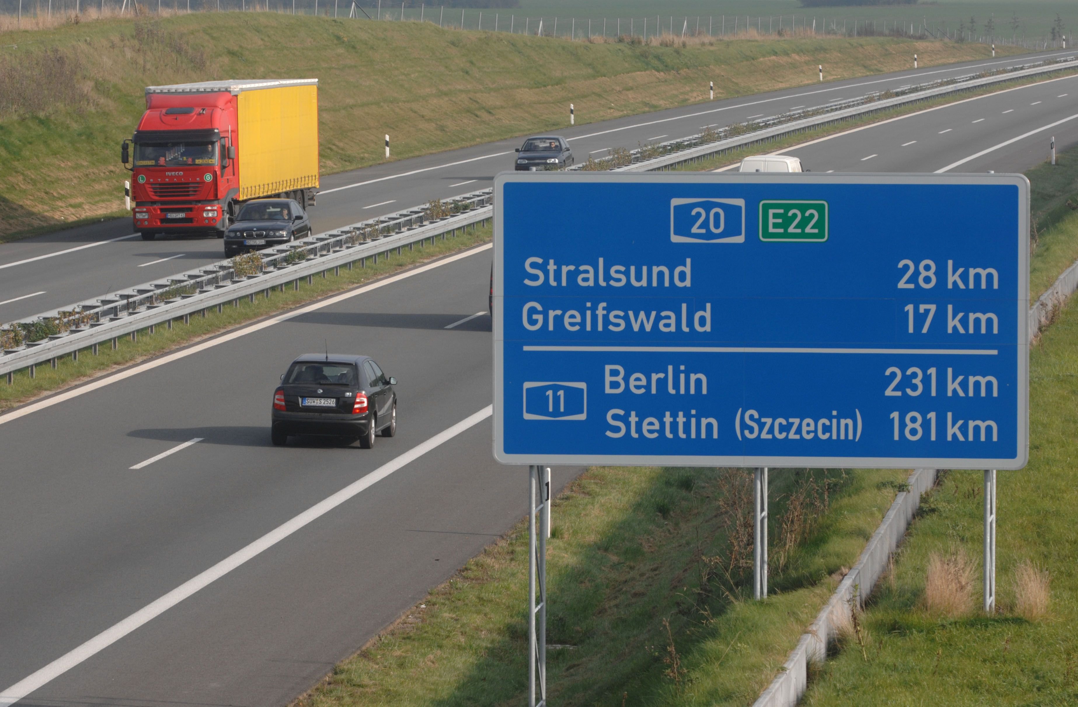Diese A20-Auffahrten werden voll gesperrt
