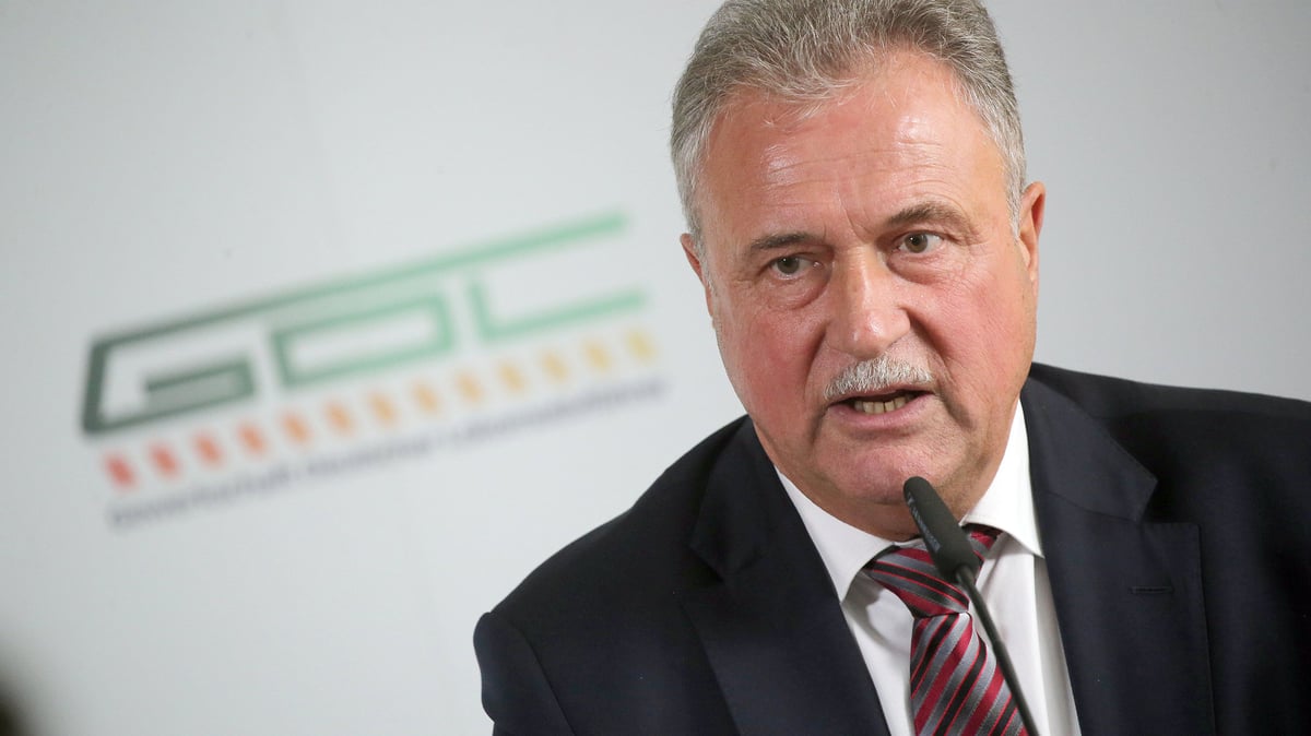 Weselsky in Schwerin – GDL-Boss sieht Schuld für Eskalation bei Bahn Weselsky in Schwerin – GDL-Boss sieht Schuld für Eskalation bei Bahn