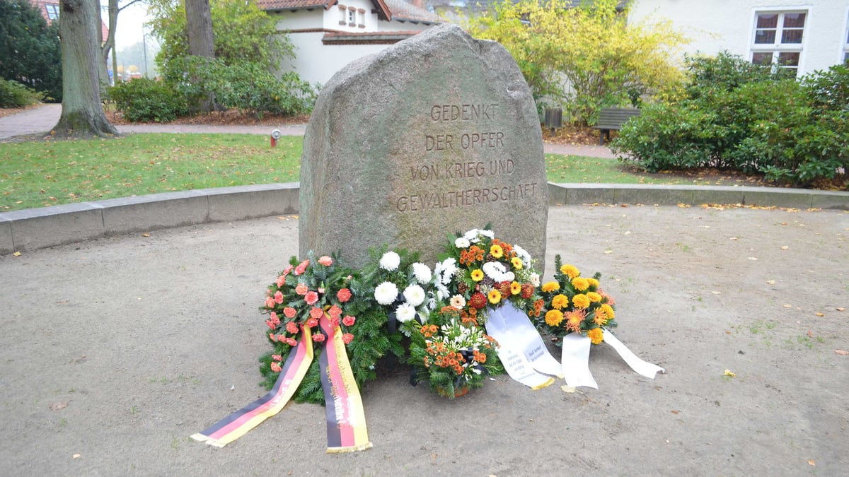 Hier wird am Haff der Opfer von Krieg und Gewalt gedacht