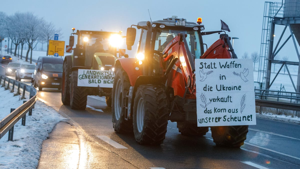 Hier müssen sich Autofahrer in MV auf Bauernblockaden einstellen