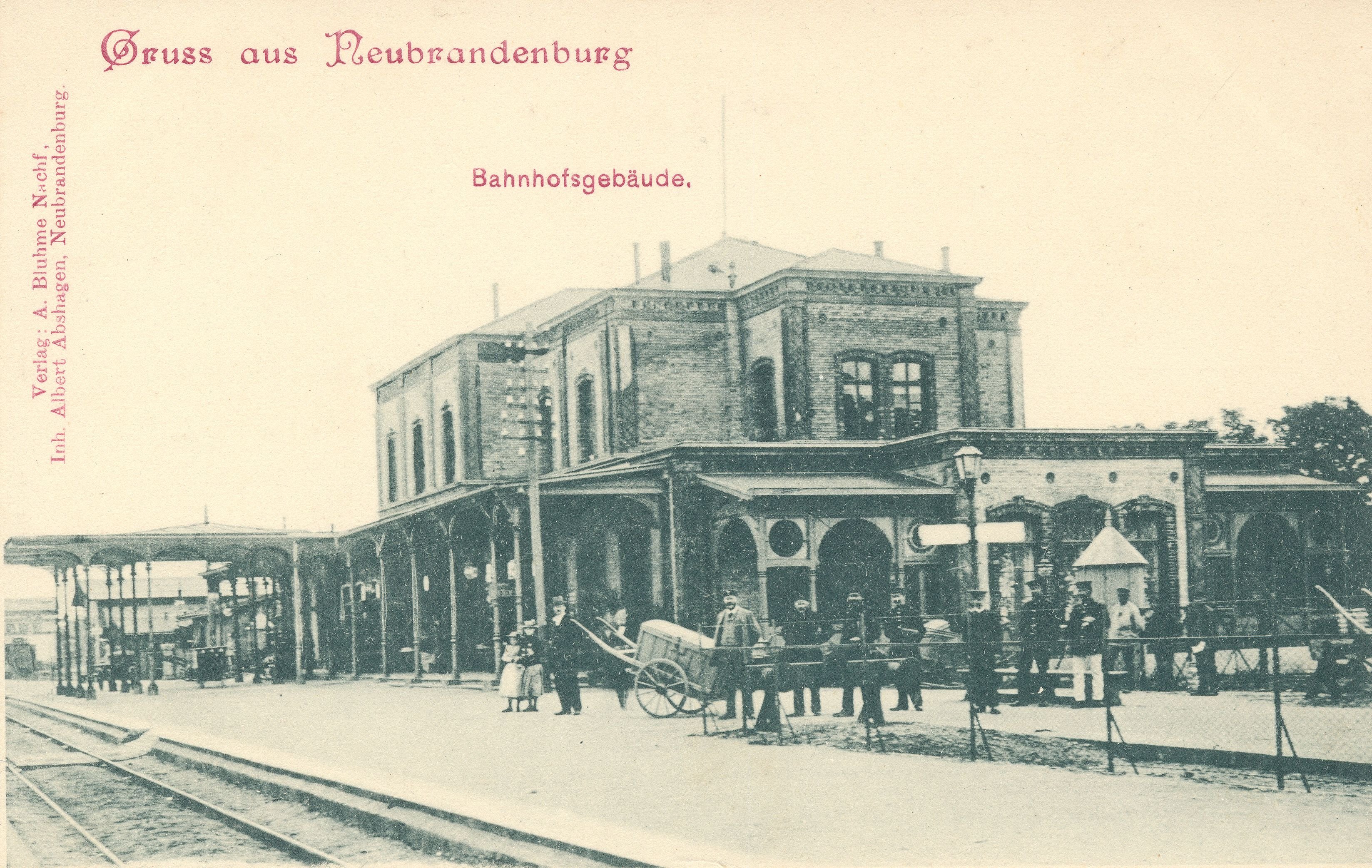 Als Neubrandenburg einen neuen Bahnhof bekam