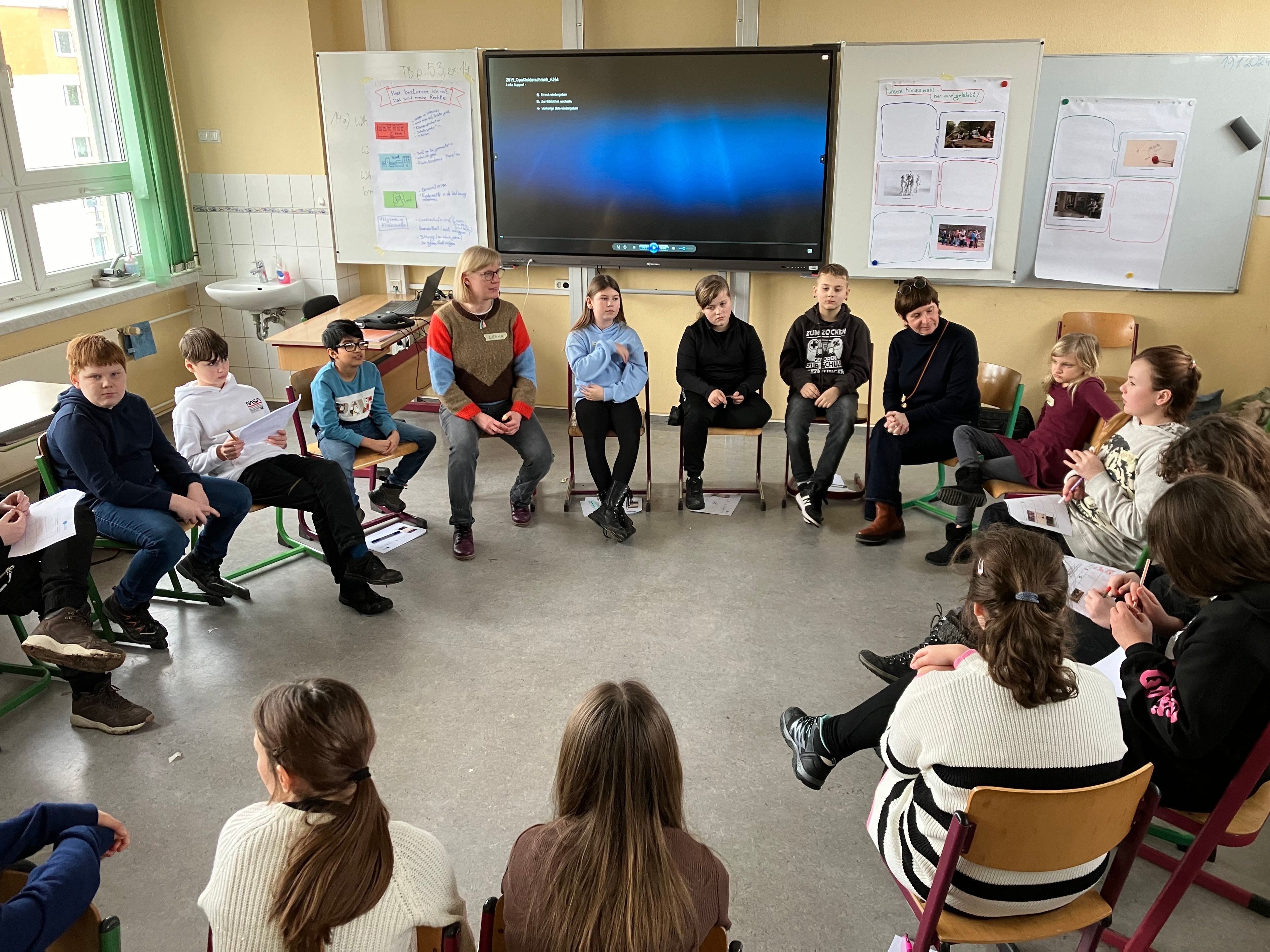 So bescheren Grundschüler anderen Kindern ein Kinoprogramm