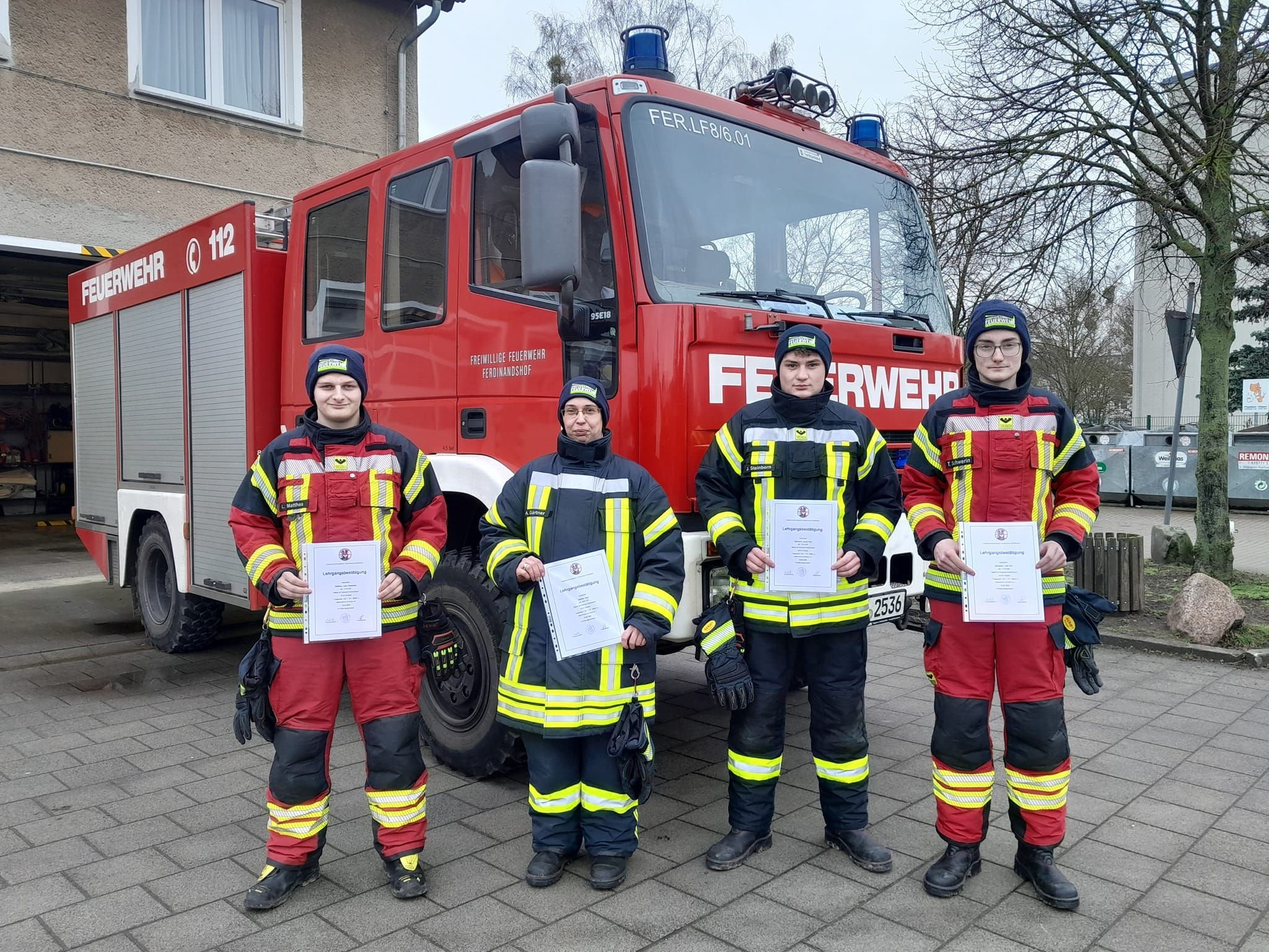 Diese vier Neuen dürfen jetzt auch bei Einsätzen ausrücken