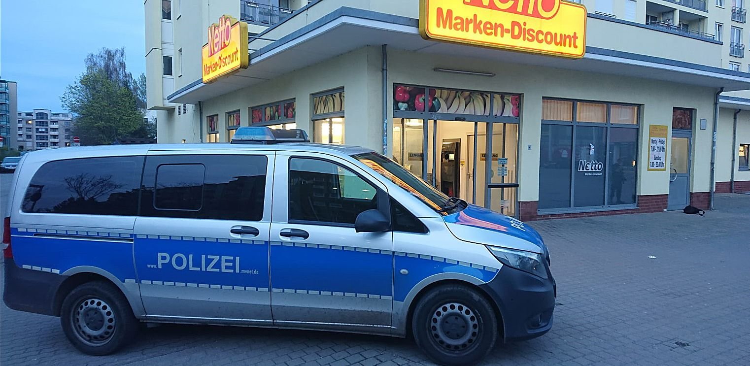 Polizeieinsatz in Rostocker Supermarkt – Kunde mit Promille-Rekord