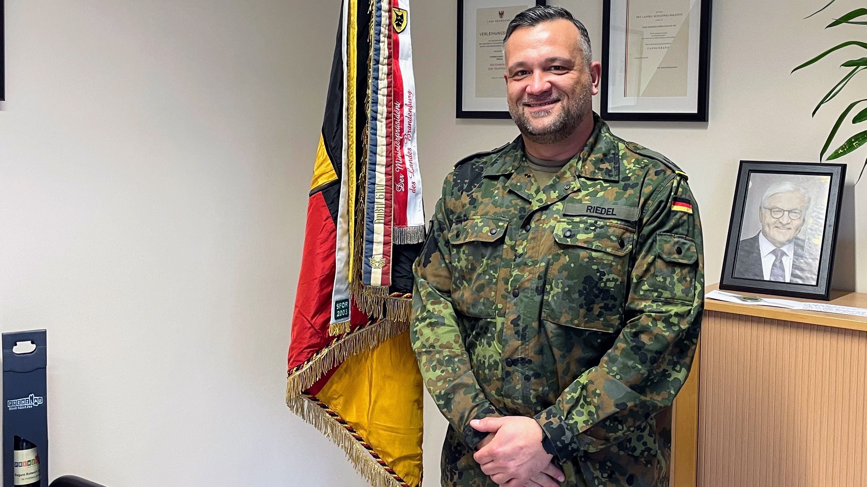 Oberstleutnant freut sich auf seine neue Aufgabe in Prenzlau