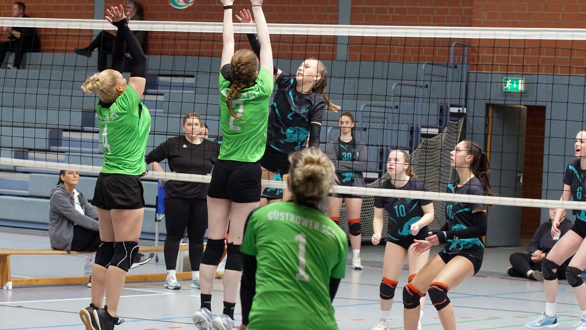 Zwei Siege am letzten Spieltag reichen 1. VC Parchim II nur für Platz drei