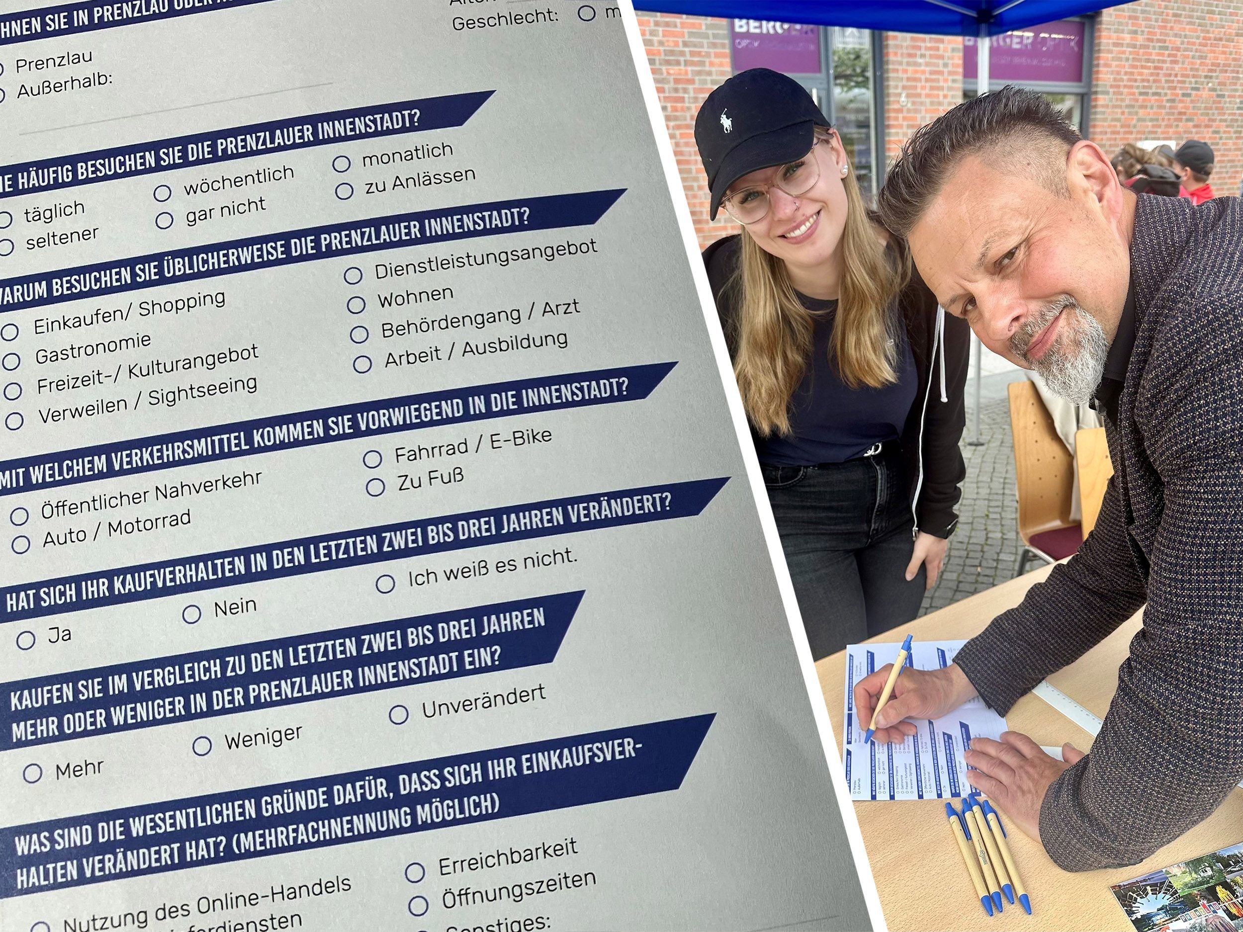 Umfrageteilnahme ab sofort auch auf dem Wochenmarkt möglich