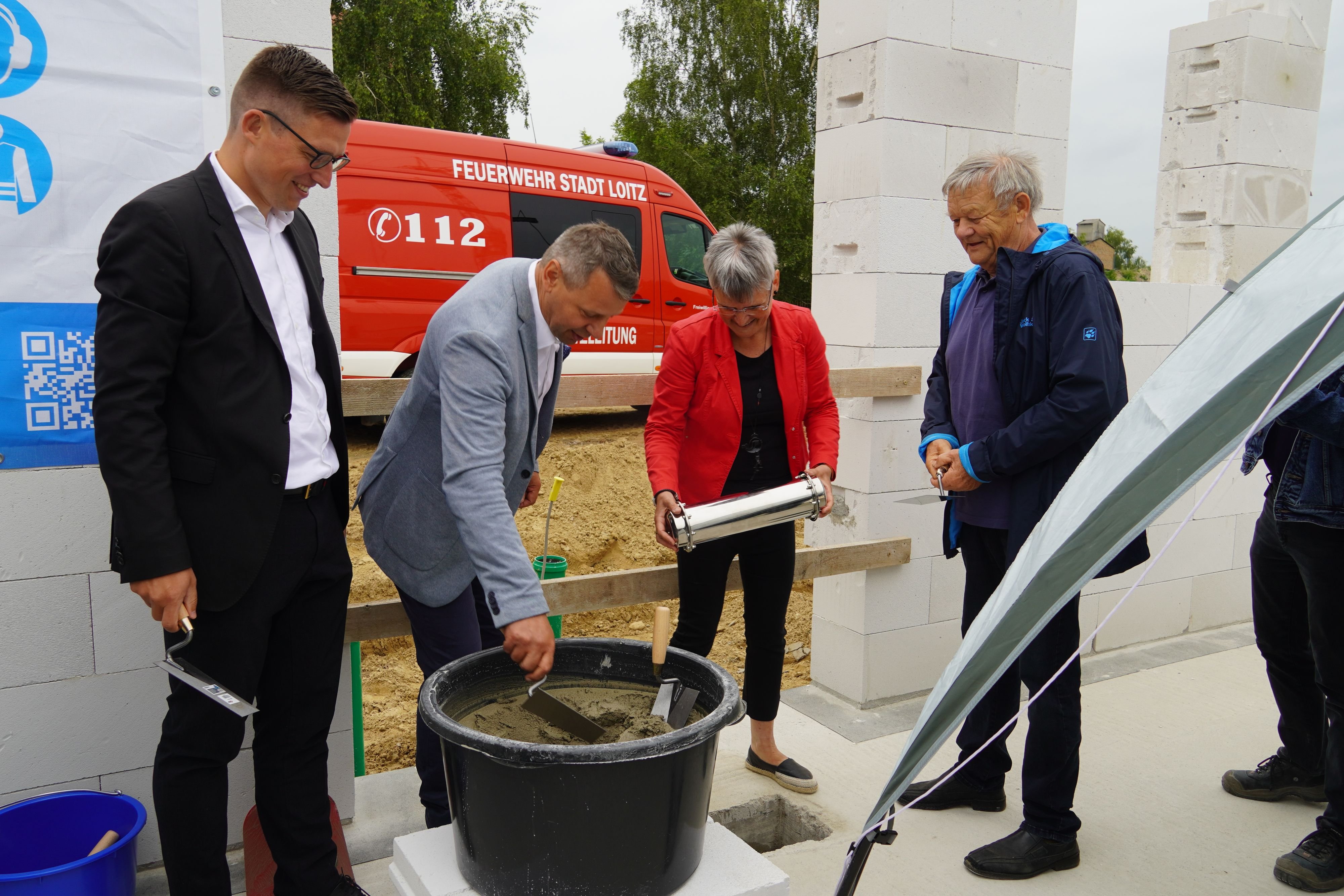 So sieht’s derzeit aus bei Loitz’ größtem Bauprojekt