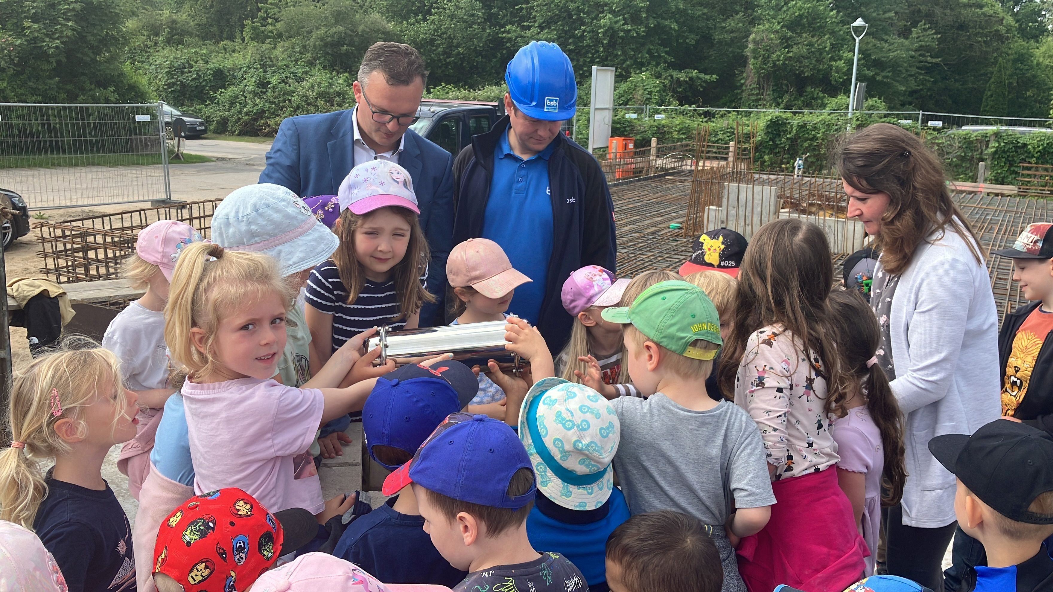 Jetzt wird gebaut! Grundstein für neue Kita gelegt