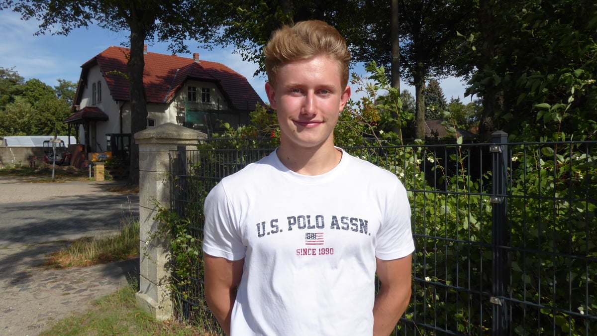 Beim Stabhochsprung fühlt sich Daniel Riedner ganz entspannt