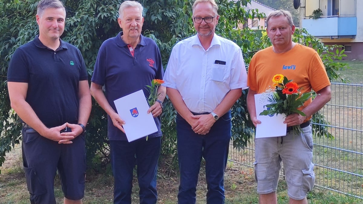 Das sind die Ortsvorsteher von Pelsin und Stretense