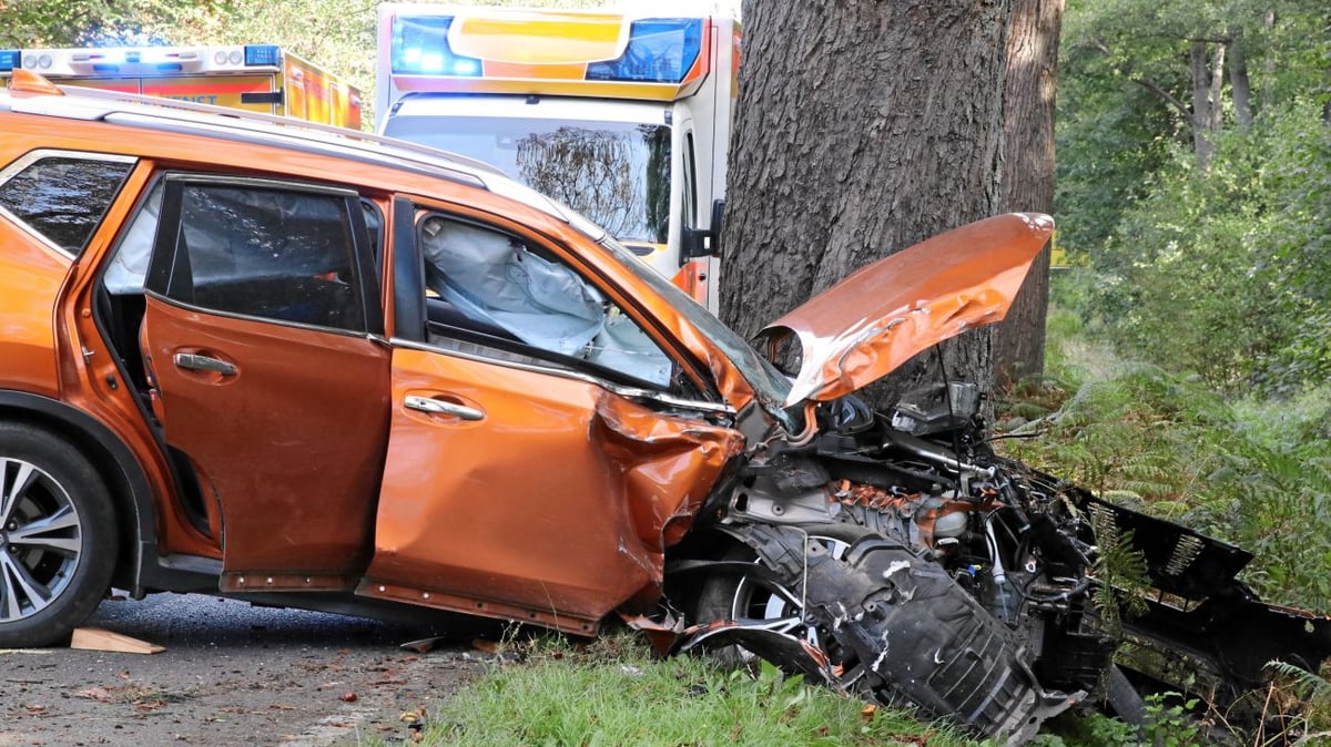 Schwerer Unfall auf B111 in Vorpommern