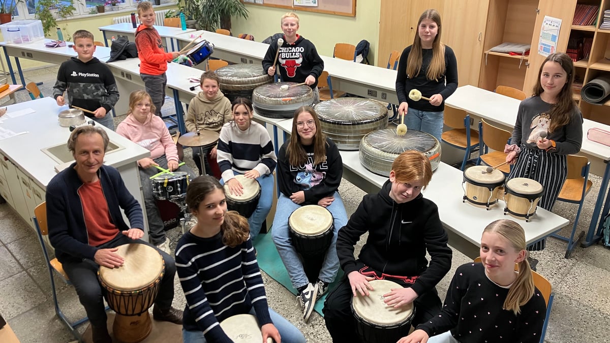 Die "Gramzow Beat-Busters" trommeln erstmals öffentlich