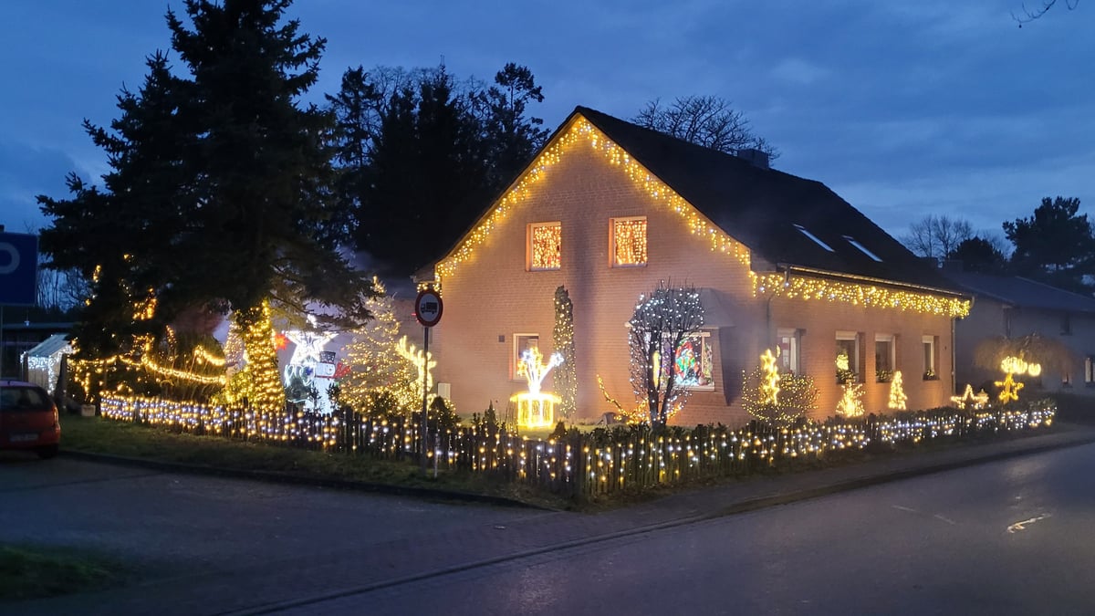 In diesem Haus wird Weihnachten ganz besonders gefeiert