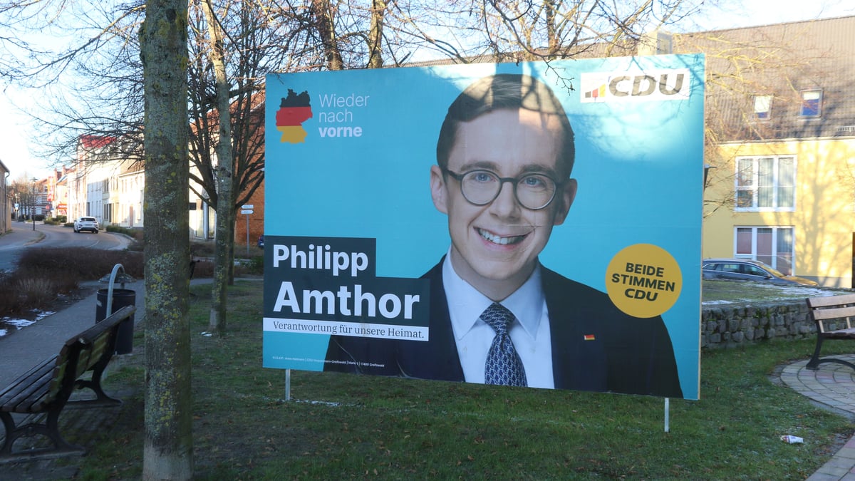 Aufregung um sein Wahlplakat: Das sagt Philipp Amthor dazu