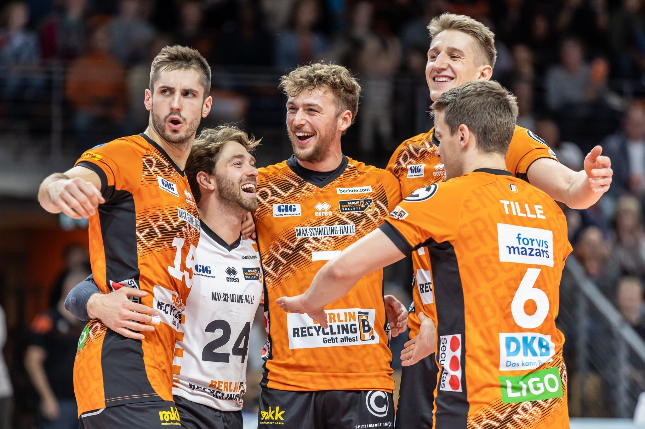 Jake Hanes führt die BR Volleys zum 3:0-Sieg