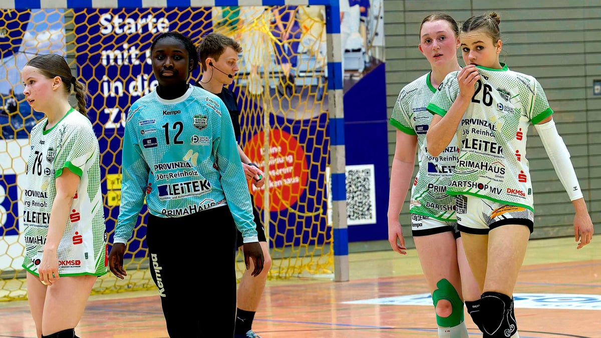 B-Juniorinnen von Grün-Weiß Schwerin mit dritter Schlappe