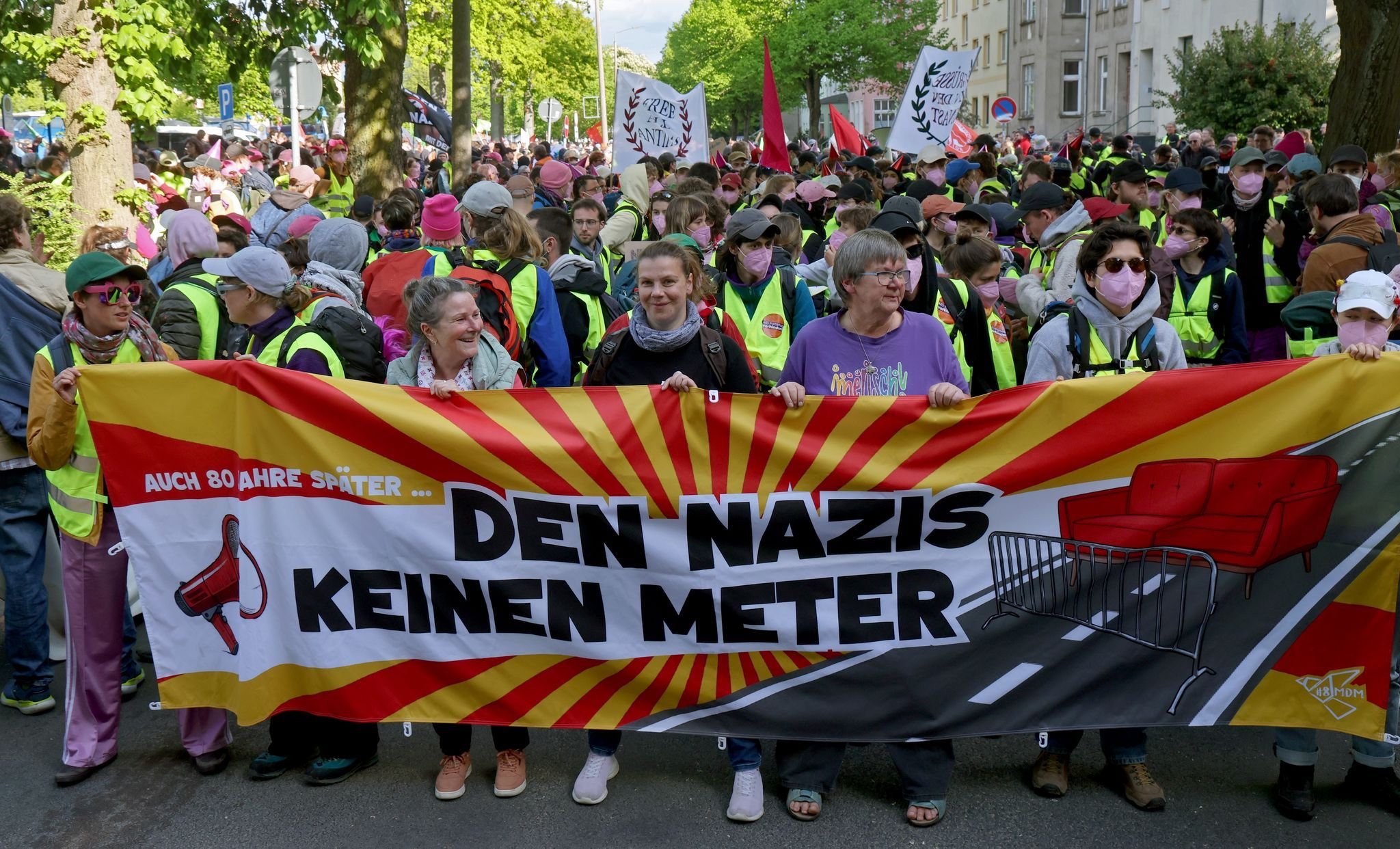 Tausende gegen rechten Aufmarsch in Demmin
