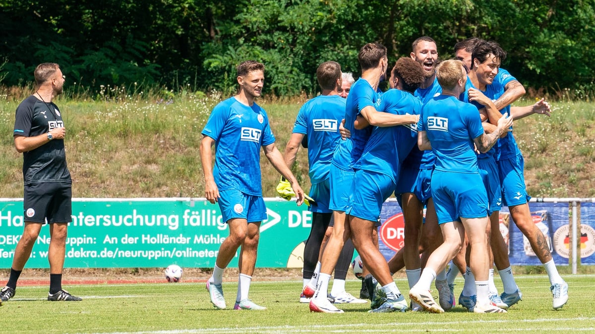 Hansa Rostock: Ein Trainingslager voller Schweiß, Spaß und Schrecksekunden